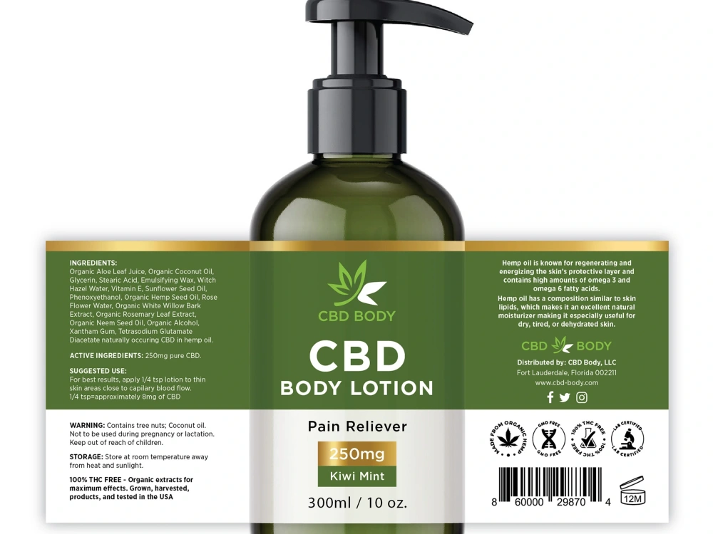 Product label, CBD label, hemp label, and cannabis packaging design ...