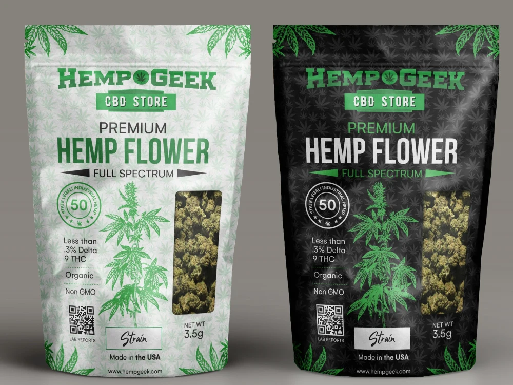 Product label, CBD label, hemp label, and cannabis packaging design ...