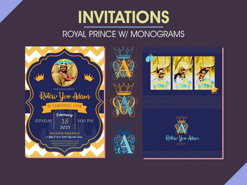 Visually appealing and colorful themed invitations | Upwork