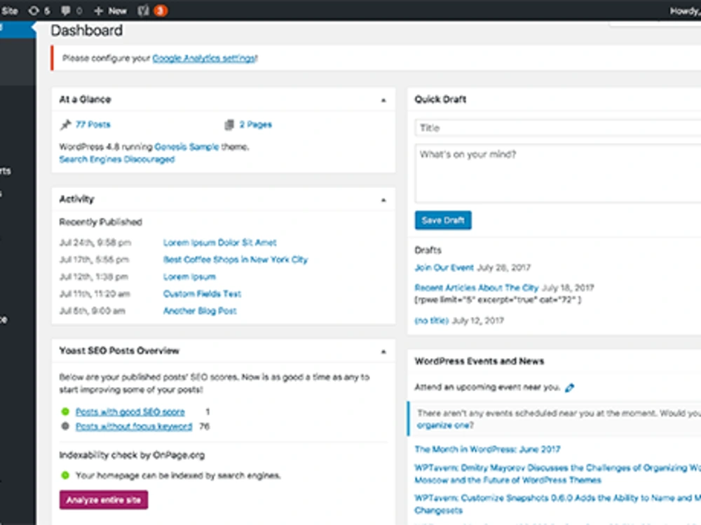WordPress Installation with Theme setup | Upwork