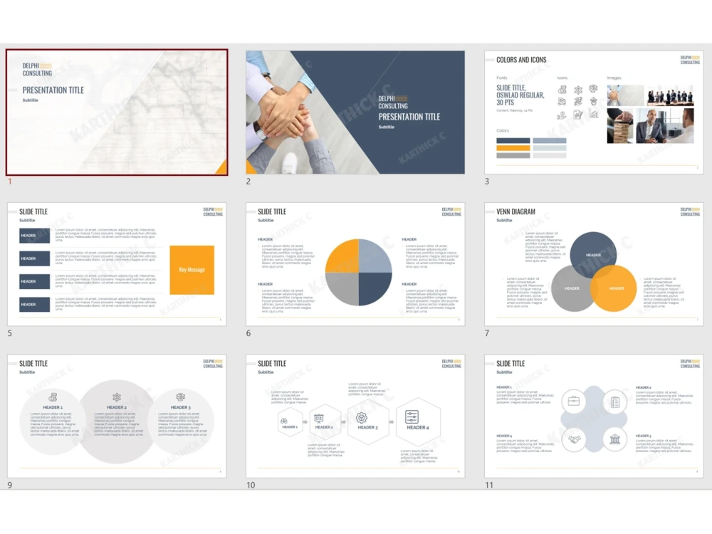 Custom tailor-made Powerpoint or Google Template | Upwork