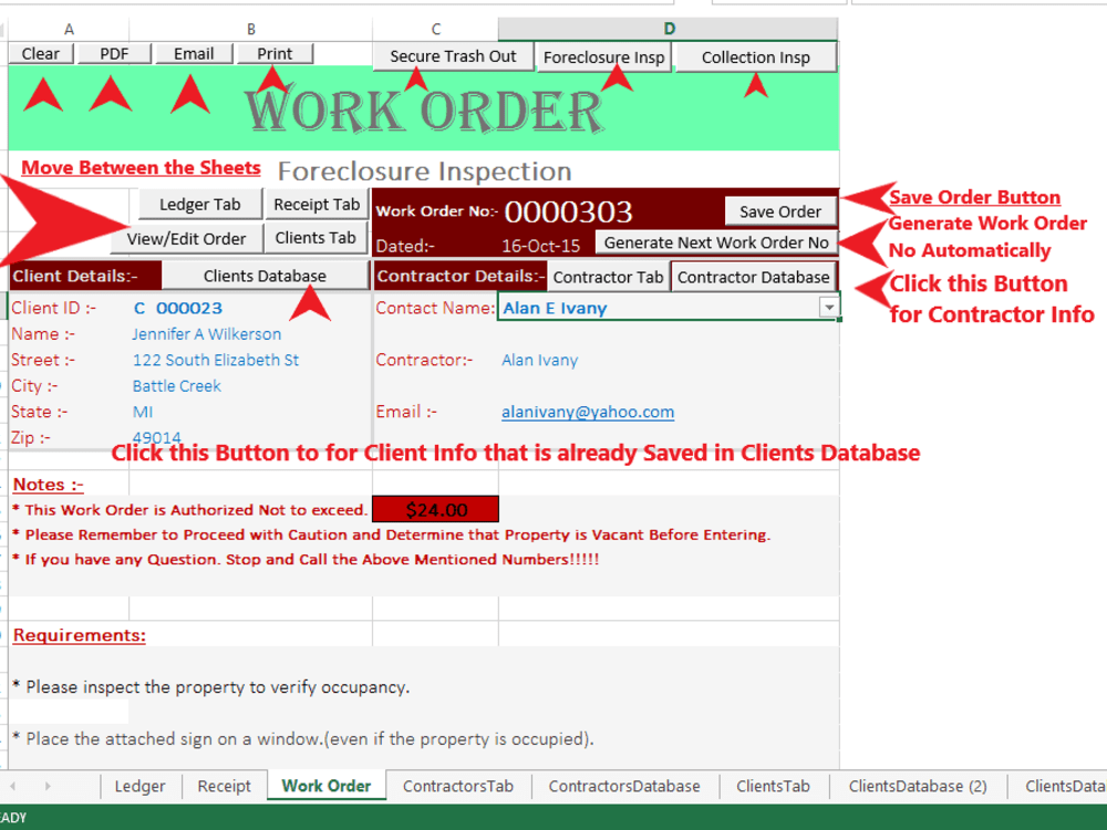 Advance Invoicing System in Excel using VBA / macros | Upwork