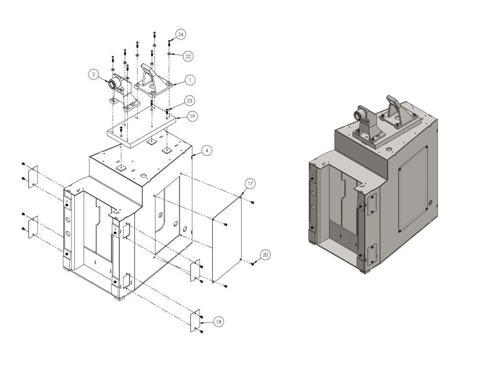 A sheet metal Fabrication Drawings for manufacturing | Upwork