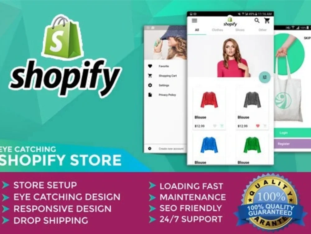 A Shopify eCommerce website, Design, Redesign & Customize | Upwork