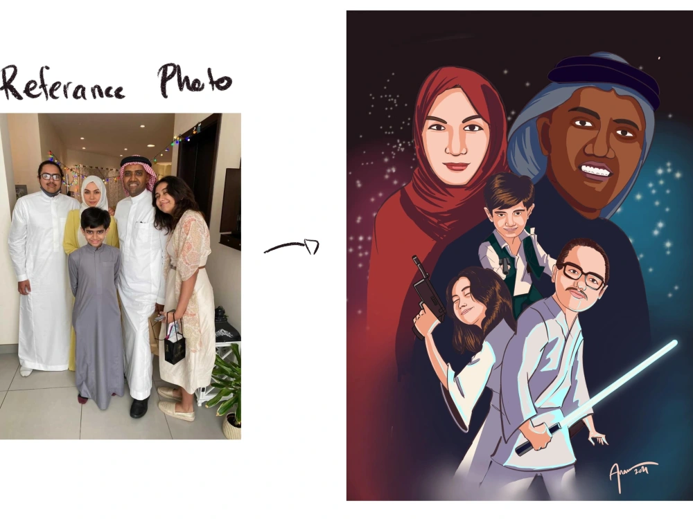 Digital portrait carricature, portrait, and cartoon characters | Upwork