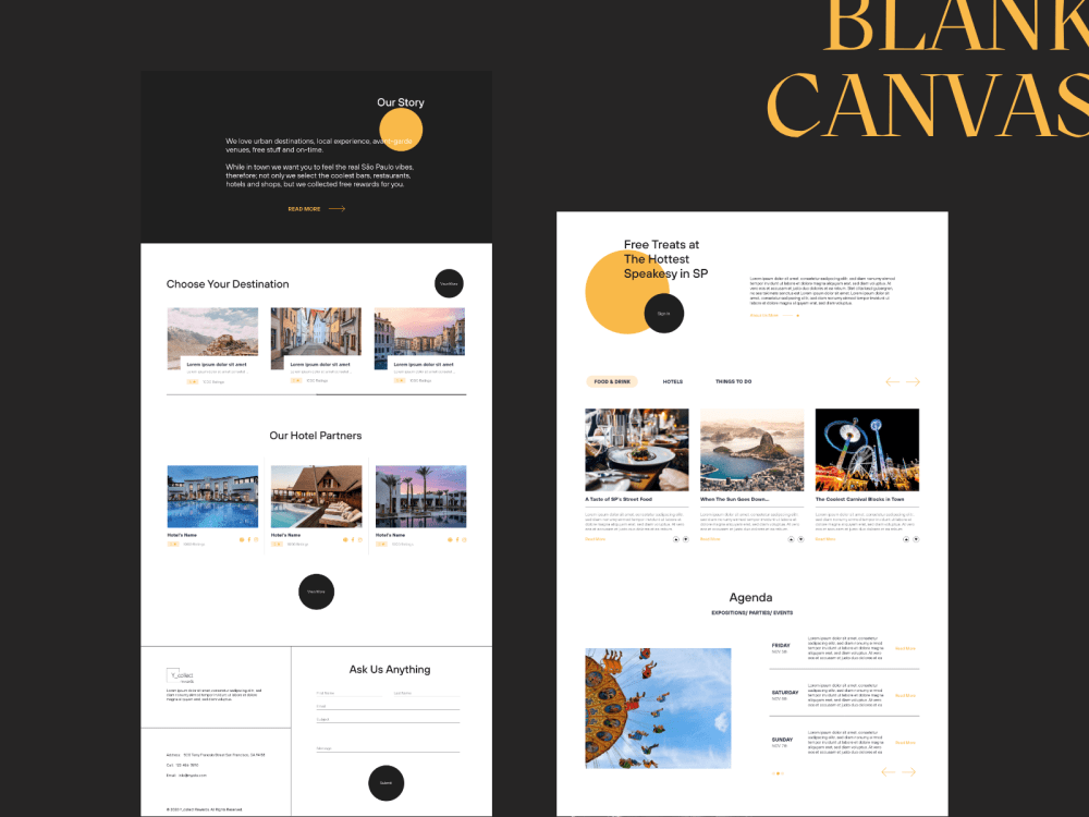 Landing page, website front end design conversion to HTML CSS JS Vue React | Upwork
