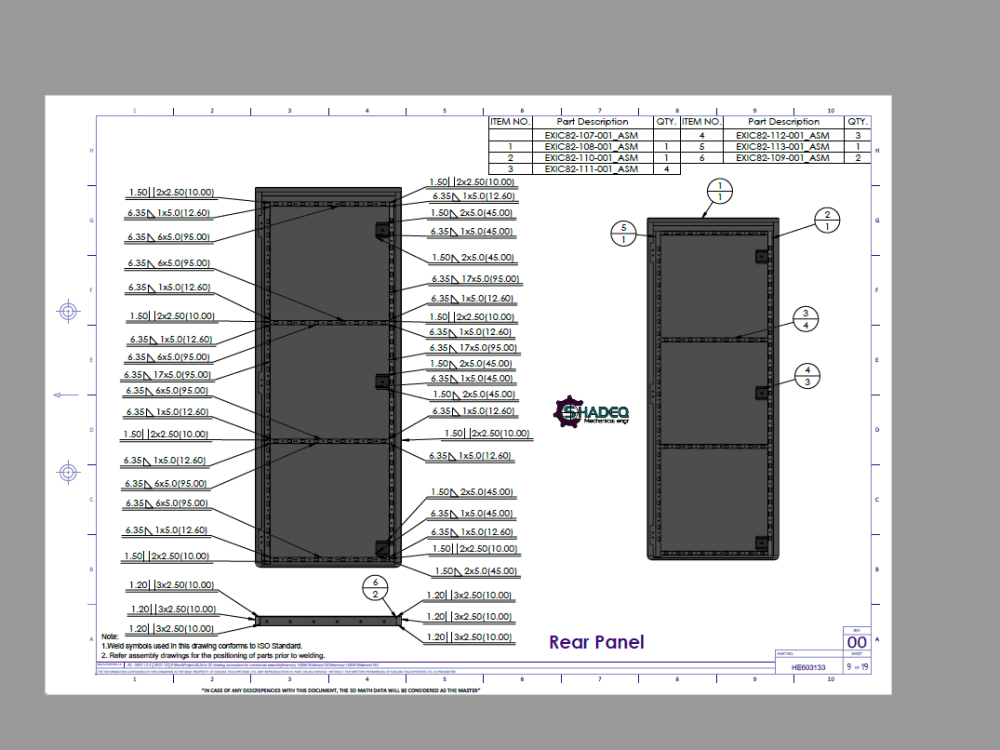 Weldment(ISO, ANSI) design for your product. | Upwork