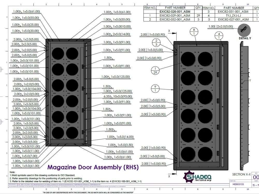Weldment(ISO, ANSI) design for your product. | Upwork