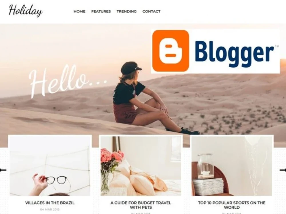 Custom Designed template for Google Blogger BlogSpot or any Blog ...