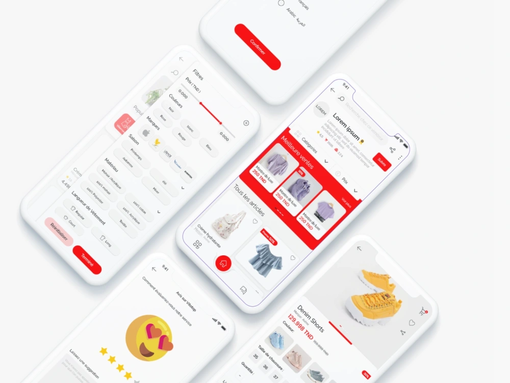 Create UI and UX design for mobile app with a prototype using adobe xd ...