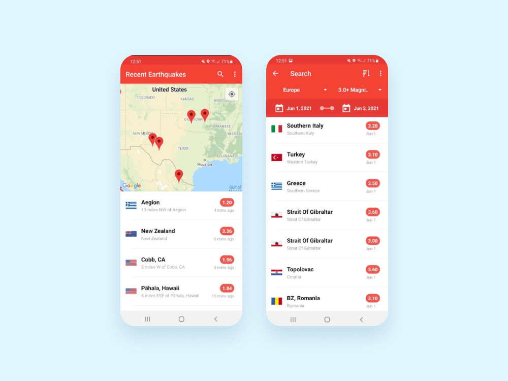 A Disaster Alert App, Earthquakes Alert App like My Earthquake Alerts ...