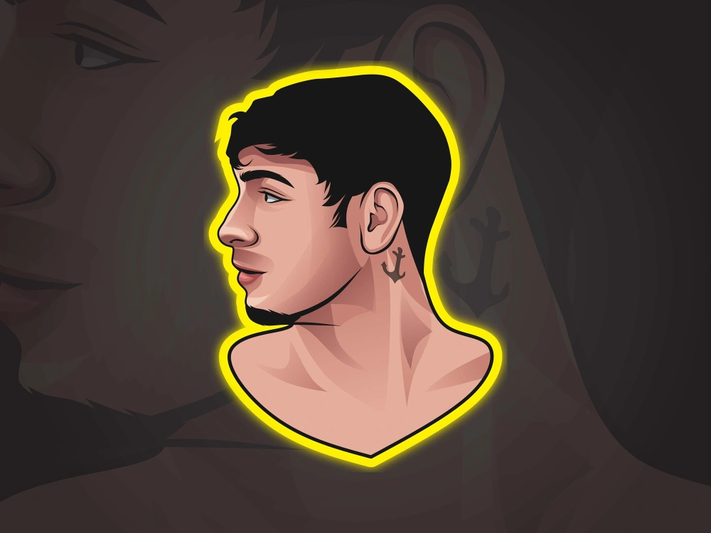 Vector portrait Face Mascot Character Avatar Logo from your photo | Upwork