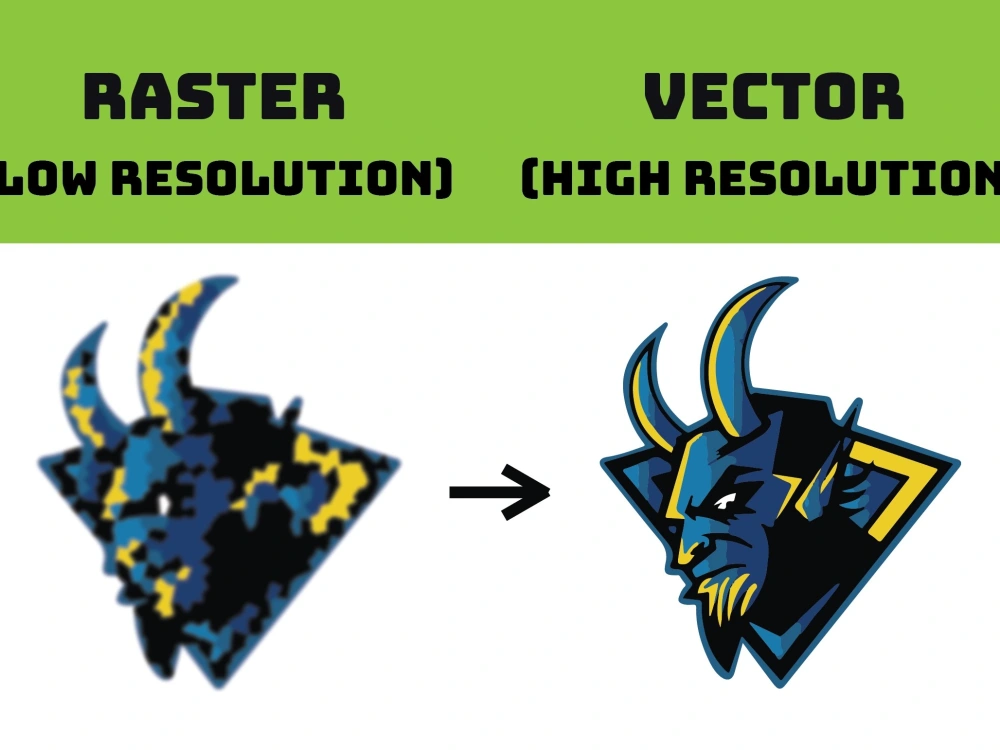 Vector tracing,convert,redraw your image or logo into vector | Upwork