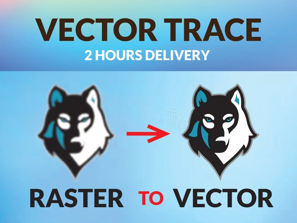 Vector tracing,convert,redraw your image or logo into vector | Upwork