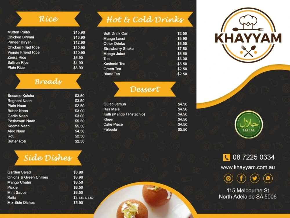 Attractive restaurant menu/food menu/ price list/ menu design | Upwork