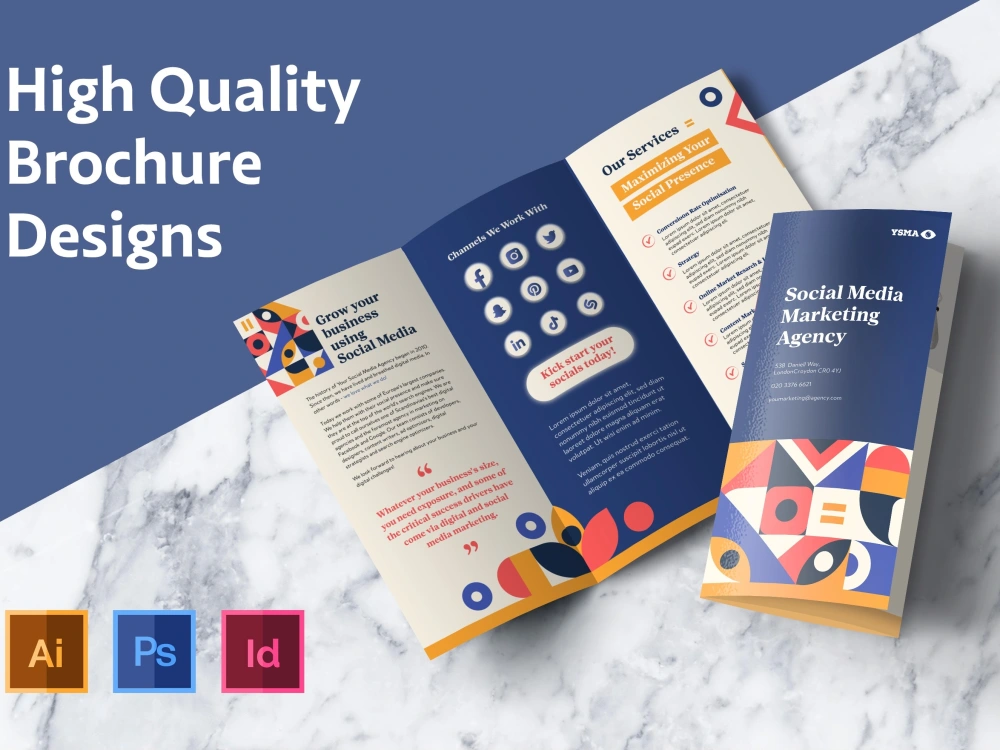 A Professional & Clean Brochure Design | Upwork