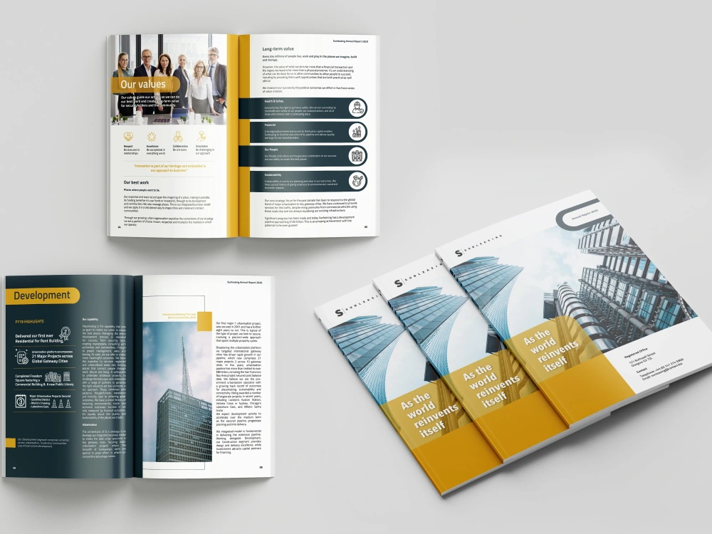 A Professional & Clean Brochure Design | Upwork