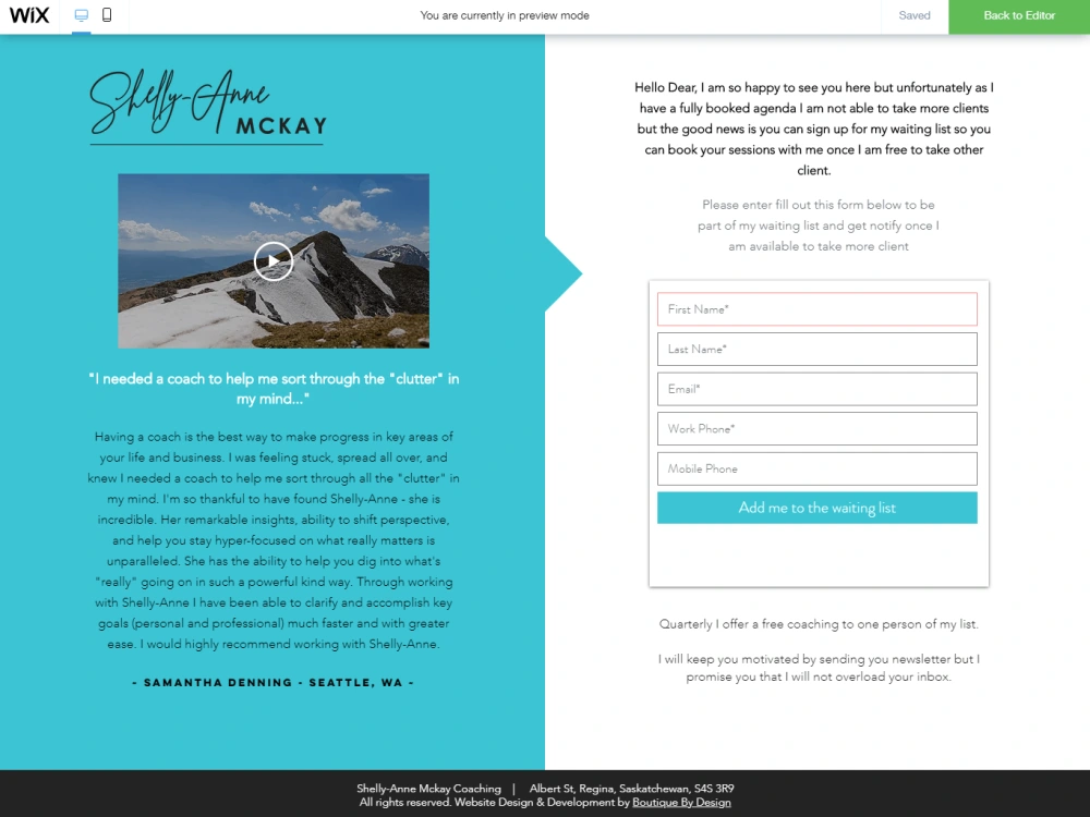 A complete & beautiful Sales & Thank You Page, for your sales events ...