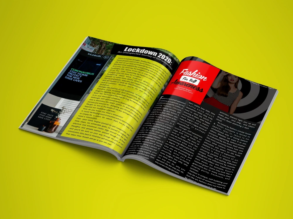 An edible and beautiful magazine cover and magazine layout design | Upwork