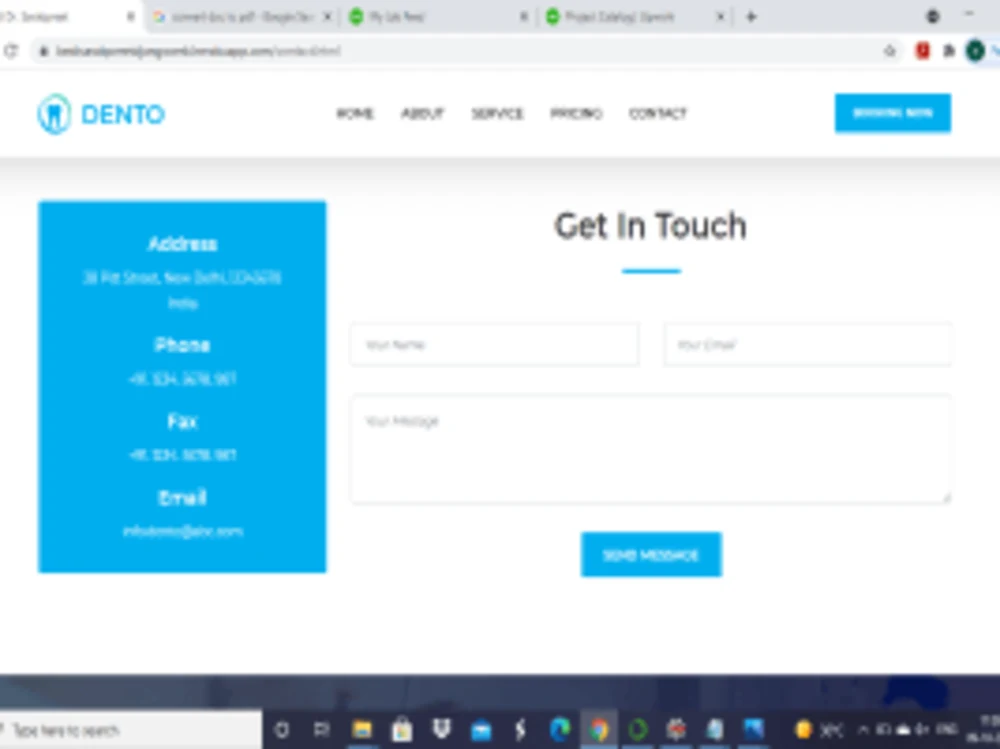 A website implemented with a Python-Django database for your business ...