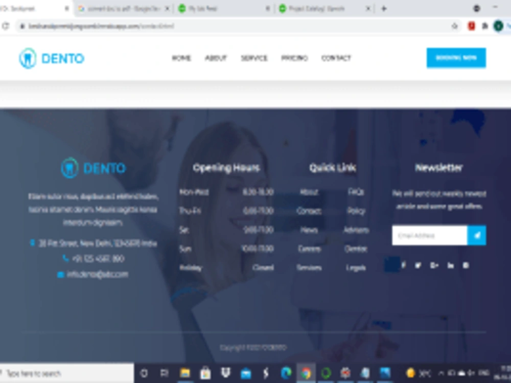 A website implemented with a Python-Django database for your business ...