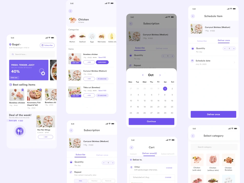 A fantastic app design for android and iOS using Figma design tool | Upwork