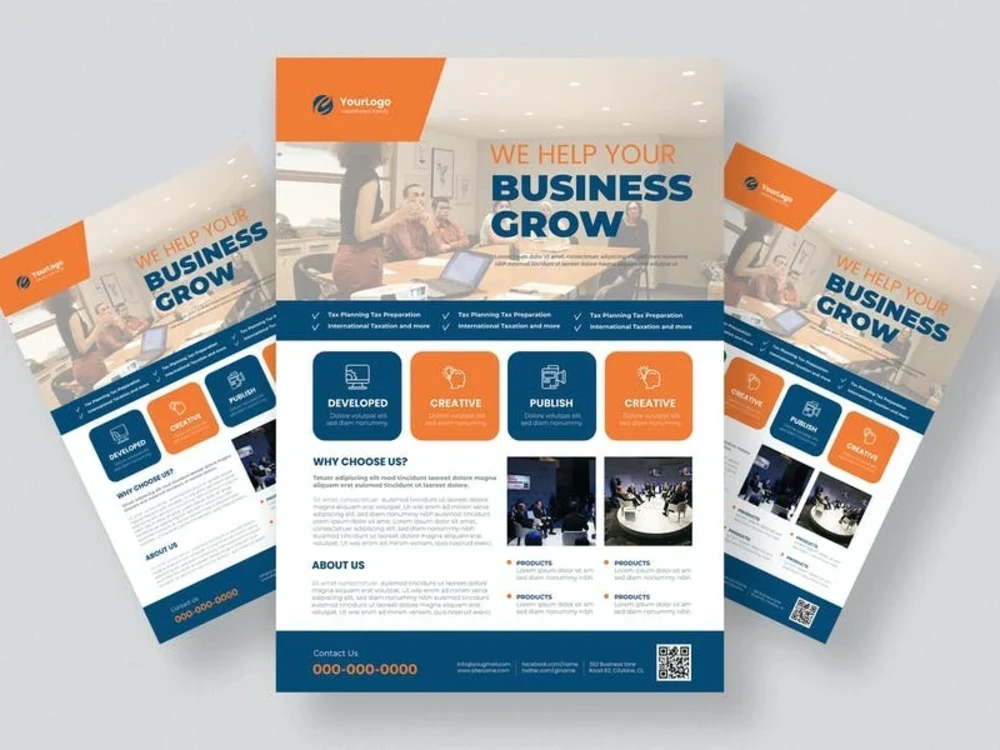 Professional Flier for your business | Upwork