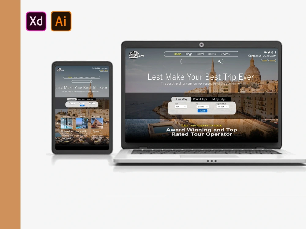 Clean and unique mobile and web ui design | Upwork