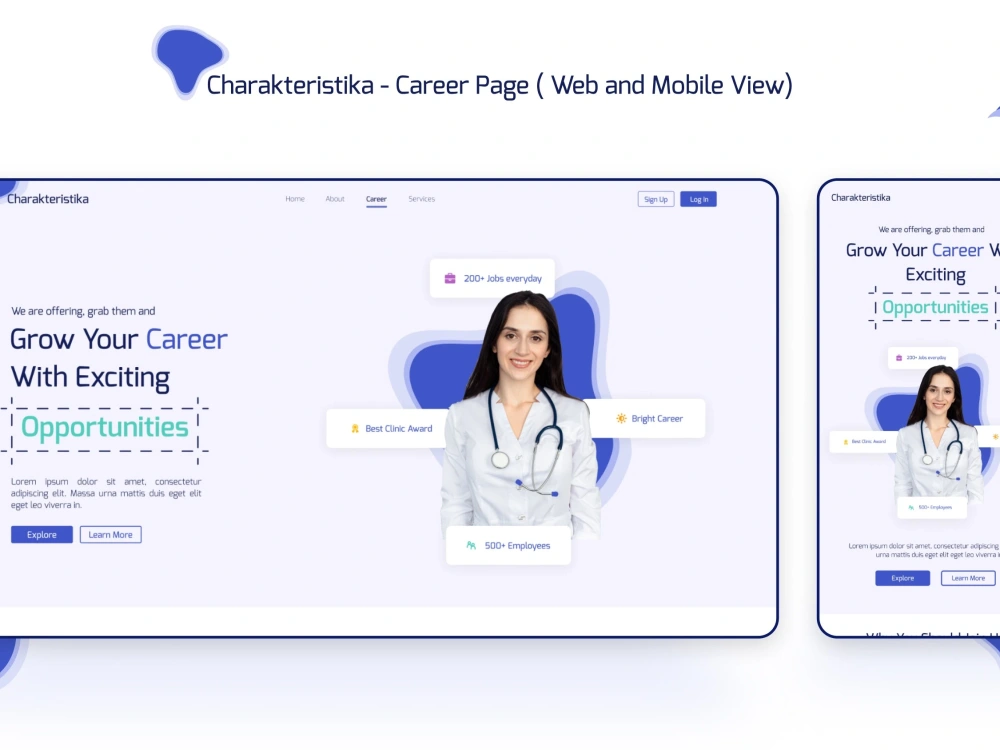 A fantastic Landing Page Design for your Business and Personal Website ...