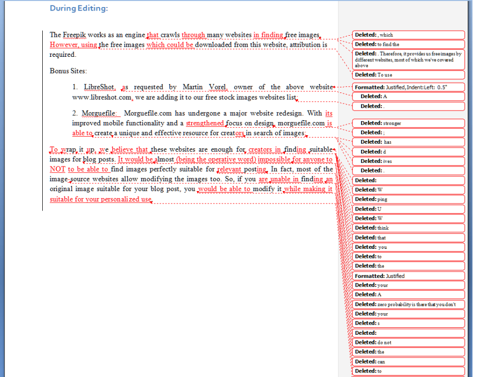 Your document/s edited professionally | Upwork