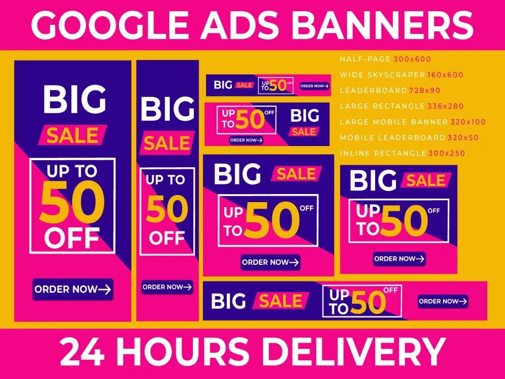 Amazing web banner design for ad campaign within 24 hours | Upwork