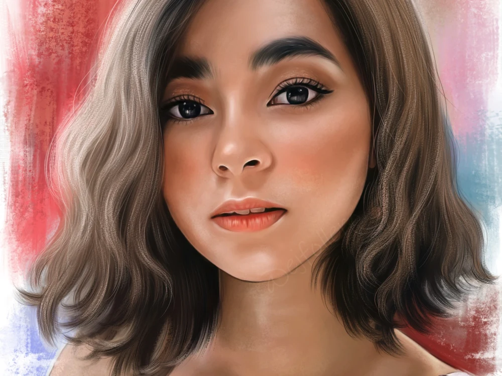 A high resolution realistic portrait with painting/sketch effect | Upwork