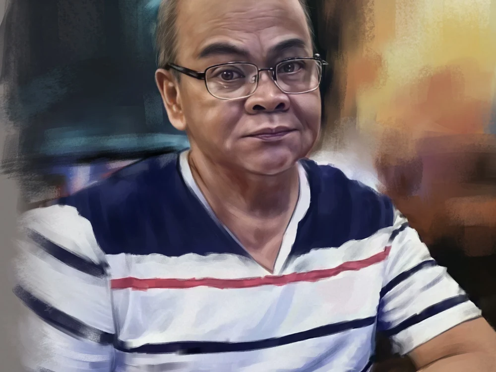 A high resolution realistic portrait with painting/sketch effect | Upwork