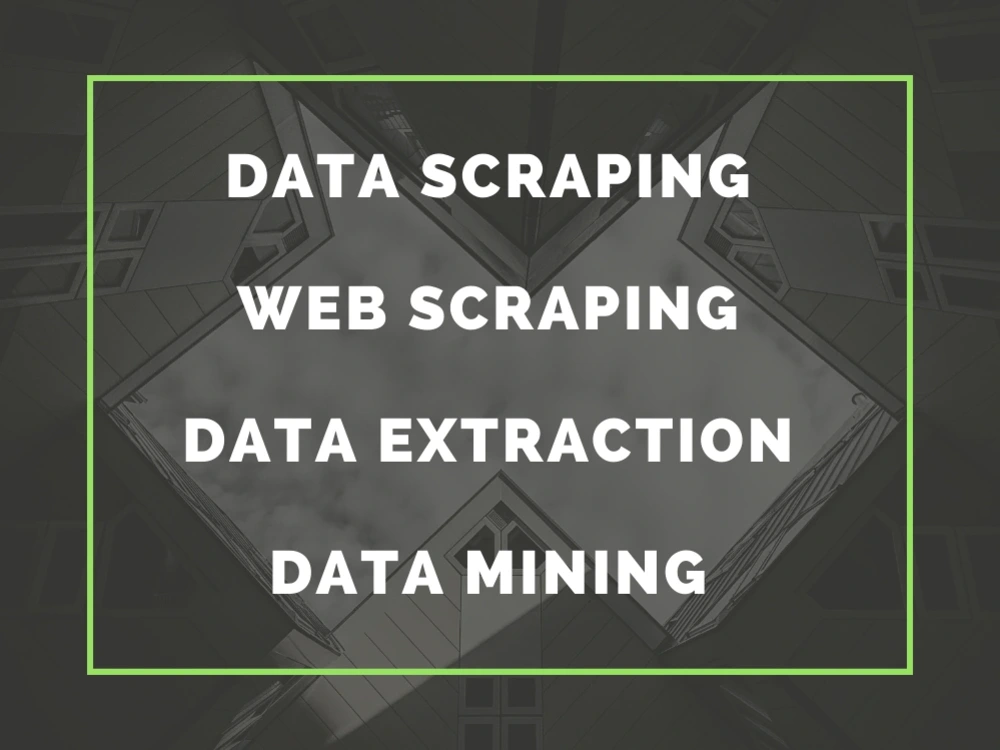 Data scraping, web scraping, data extraction and data mining | Upwork