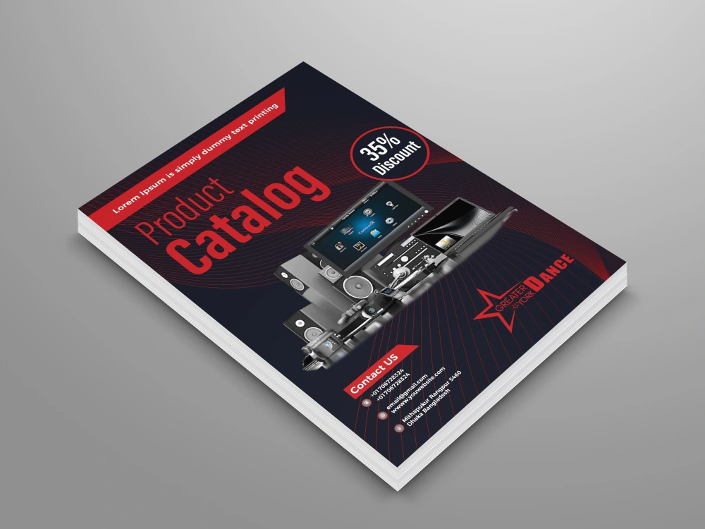 Digital product catalog, flyer menu, sell sheet, magazine brochure ...