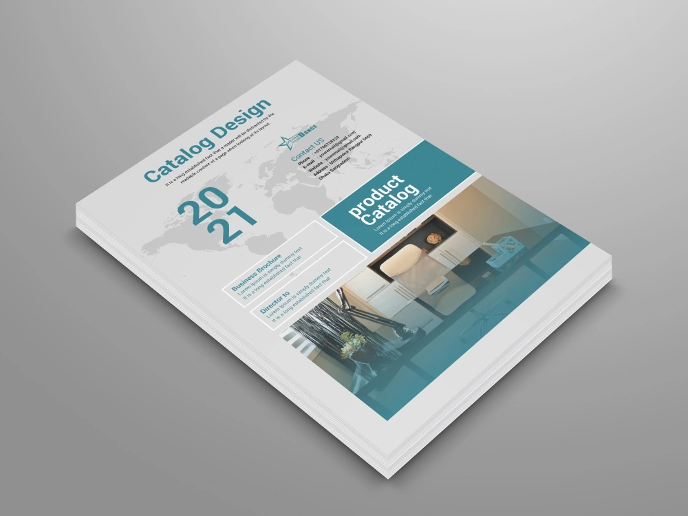 Digital product catalog, flyer menu, sell sheet, magazine brochure ...