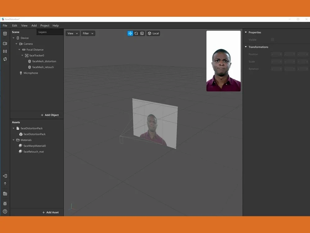 A unique spark AR filter for Instagram/Facebook | Upwork