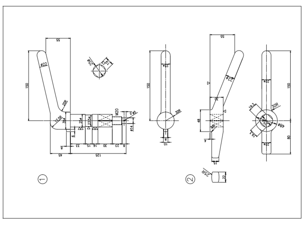 Your sketch, PDF, scan drawing be converted to 2D CAD drawing | Upwork