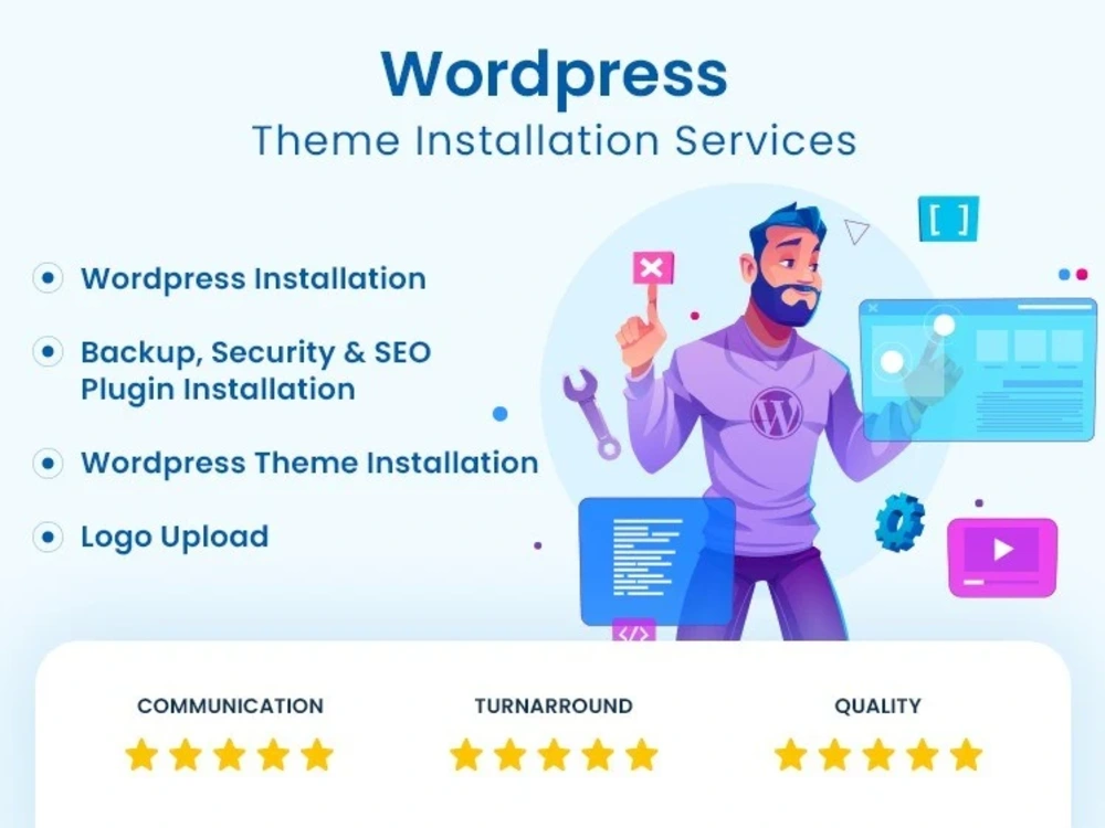 WordPress installation with Theme and Plugin Setup on AWS Platform | Upwork