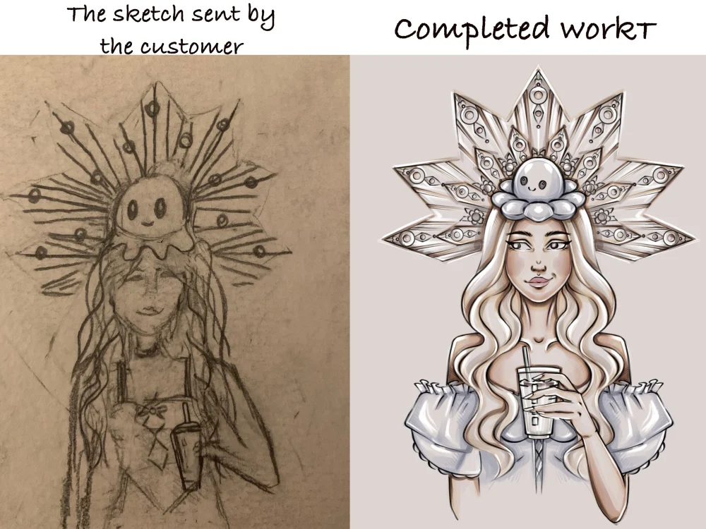 Draw professional sketch illustration | Upwork