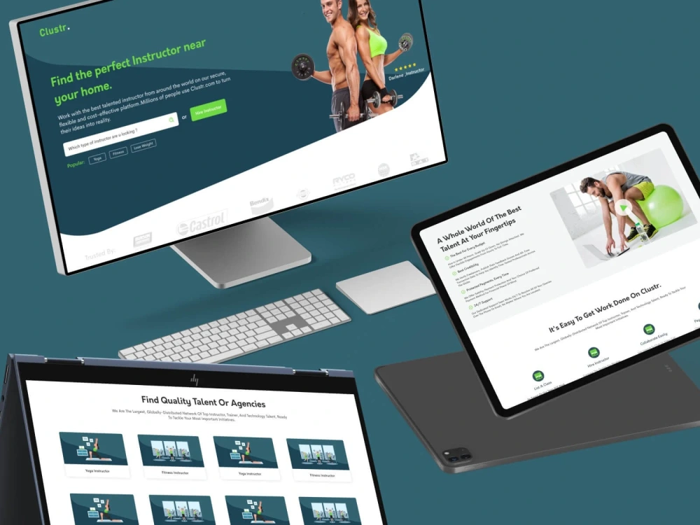 Premium UI/UX website design, landing page in Figma | Xd | Sketch | PSD ...