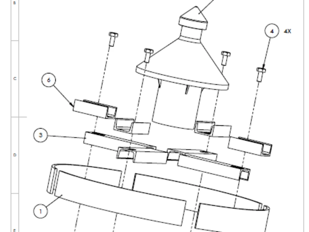 An engineering design solution and a concept drawing for your project ...