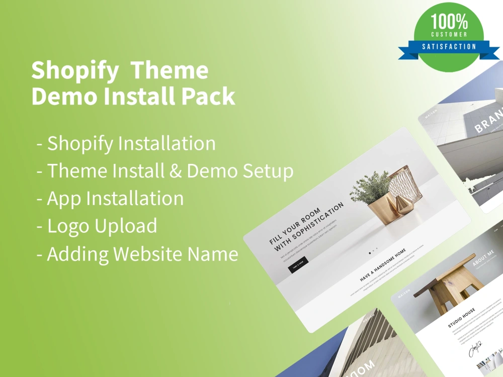Shopify Theme Installation With Demo Setup (Apps & Logo Setup) | Upwork