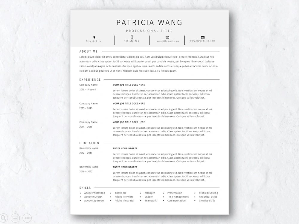 A Modern and Editable Resume | Upwork