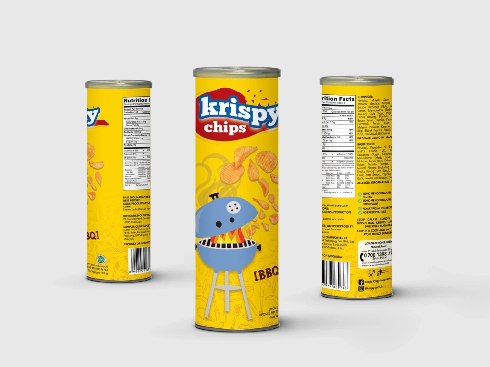 A simple and classy label food packaging design | Upwork