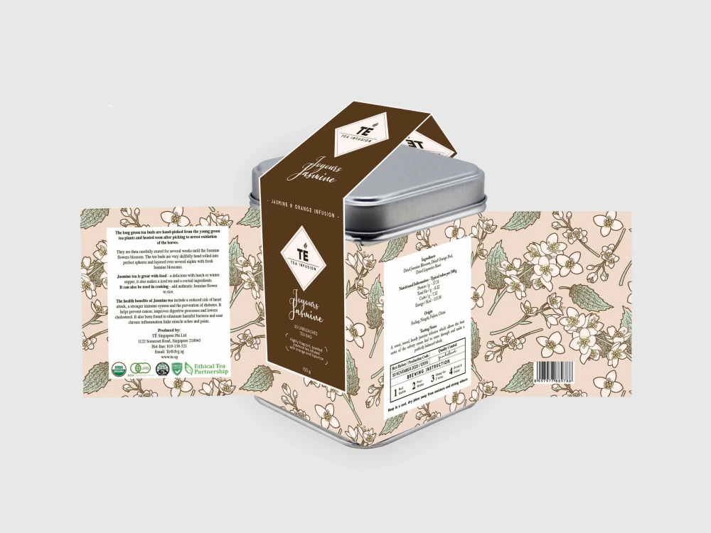 A simple and classy label food packaging design | Upwork