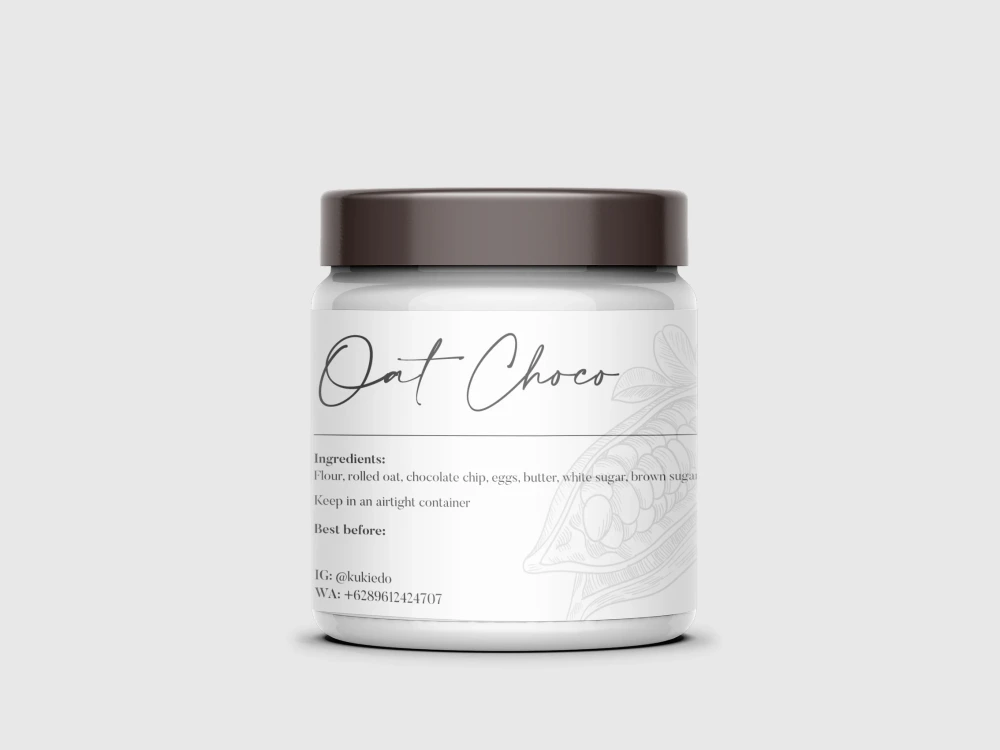 A simple and classy label food packaging design | Upwork