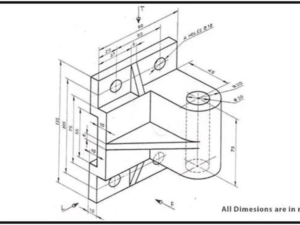 2d, 3d technical cad design/drawing, mechanical part design in autocad ...