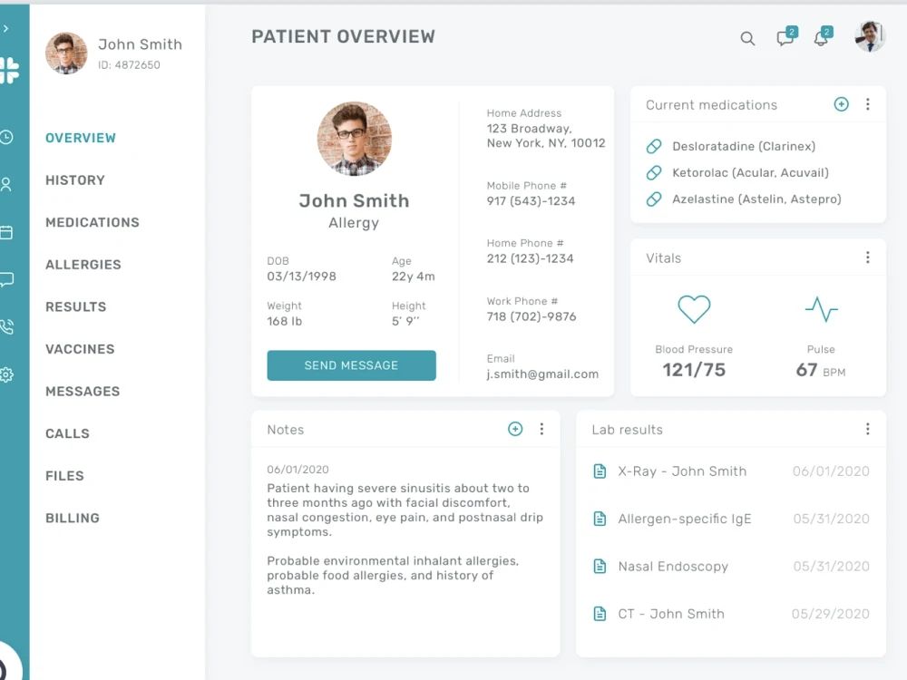 Telemedicine App | Healthcare | Telehealth | HIPPA Compliant | JDPR|EMR ...