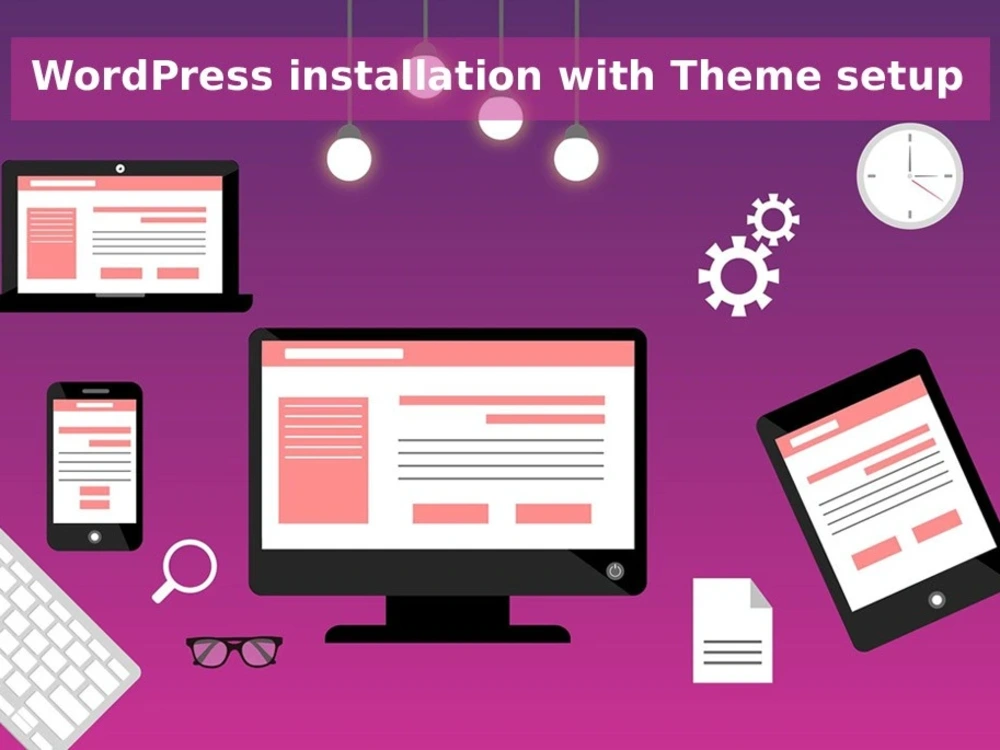 Wordpress Installation With Theme Setup Upwork